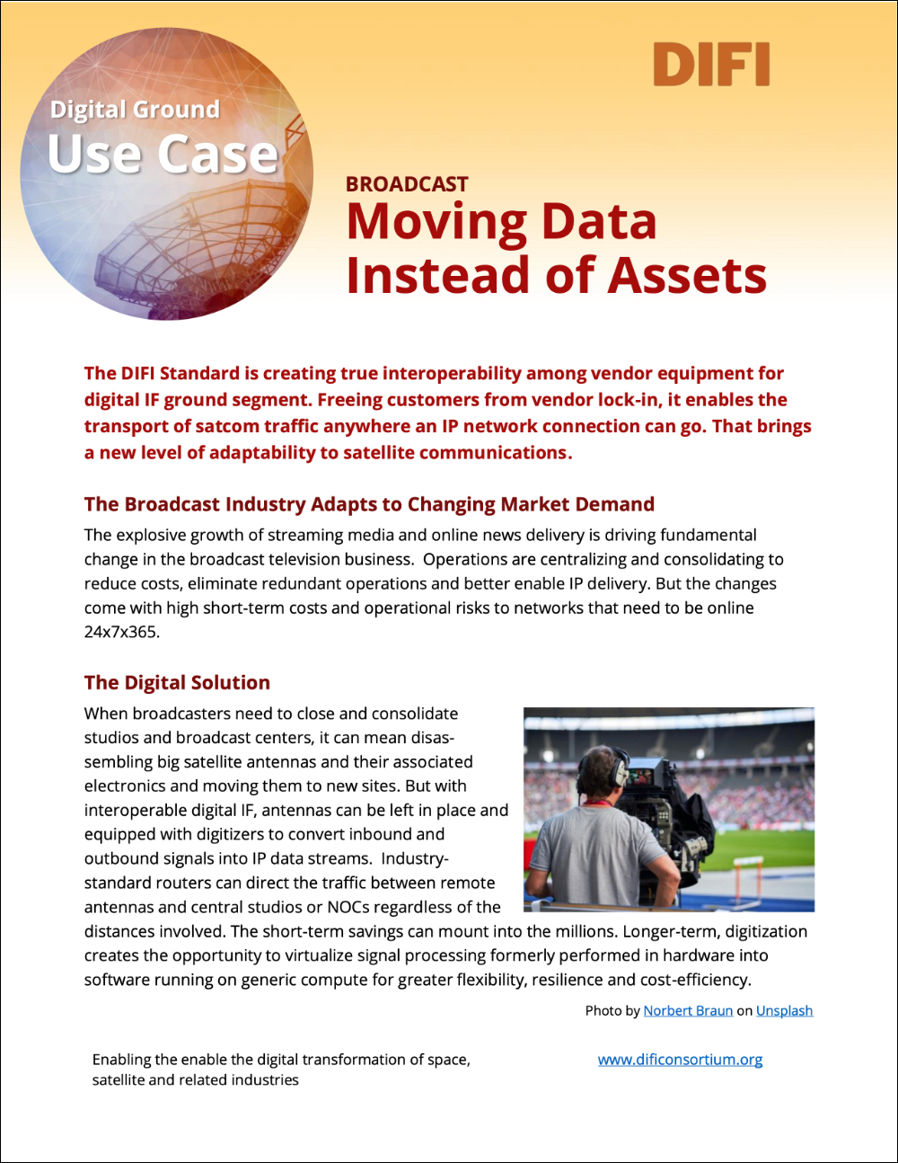 DIFI IF Use Cases - DIFI Consortium