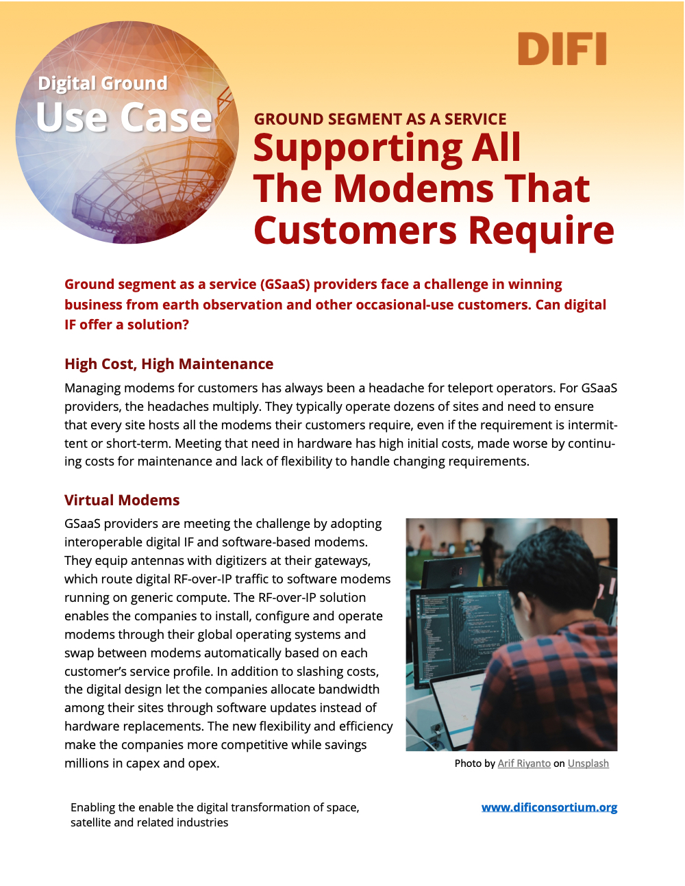 DIFI IF Use Cases - DIFI Consortium